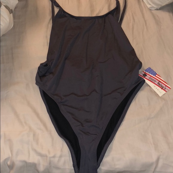 Fashion Nova | Swim | Gray One Piece Swimsuit | Poshmark